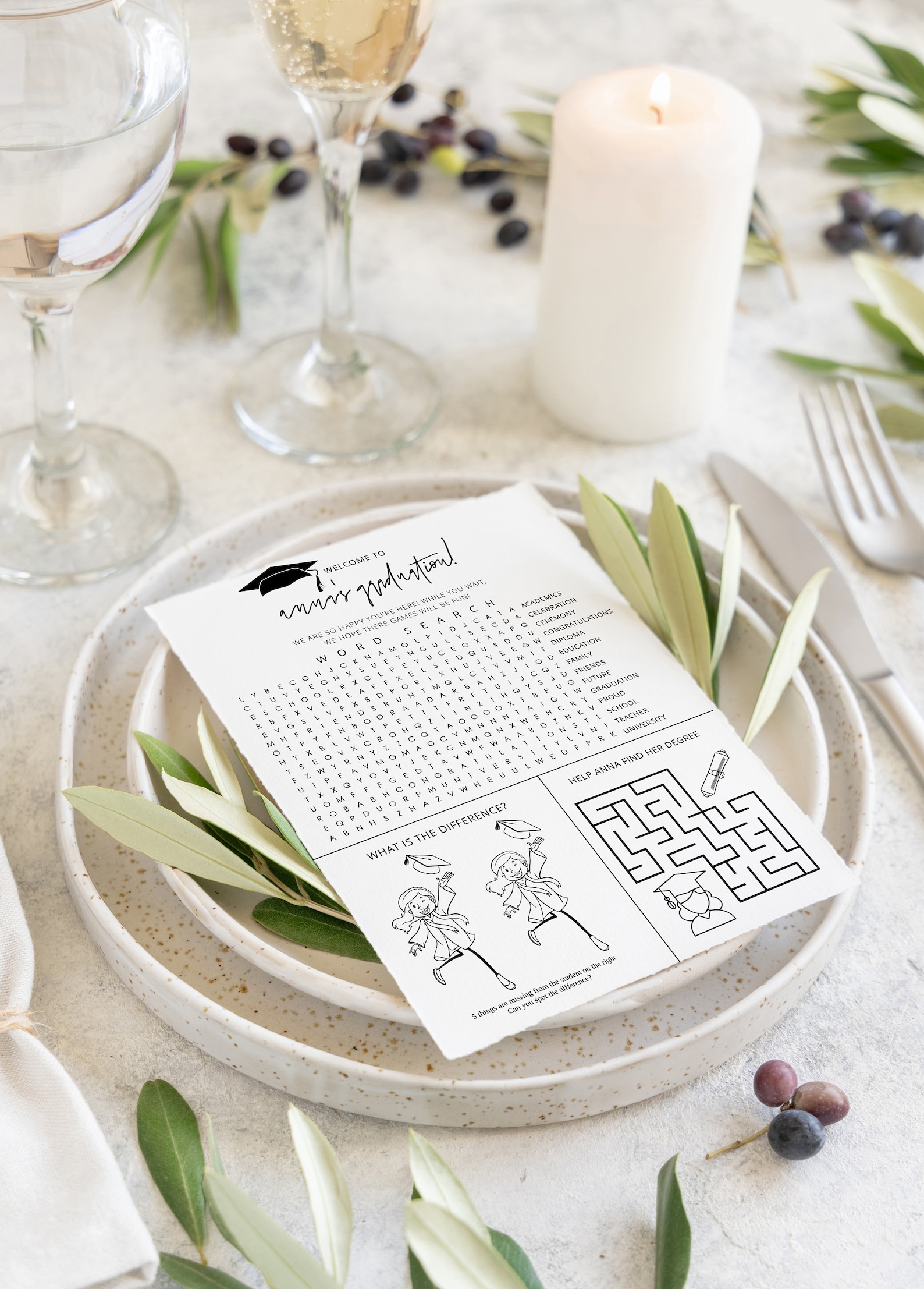 Graduation Games for Family Graduation Party Games I Spy - Etsy