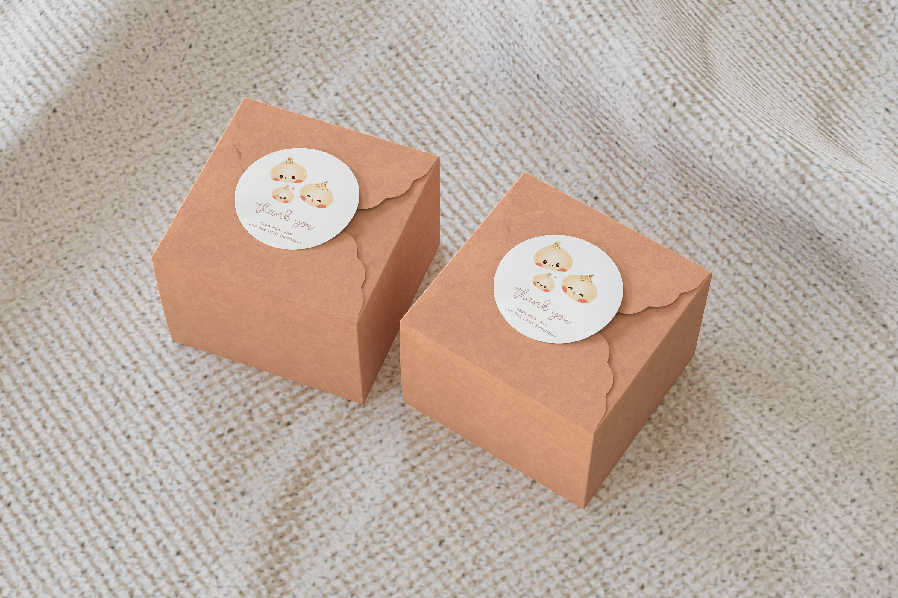 Dumpling Favor Tags Printable, Dumpling Baby Shower Favor Tags Editable ...
