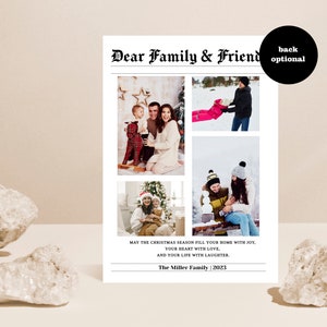 Year in Review Newsletter Family Update Christmas Post, Christmas ...