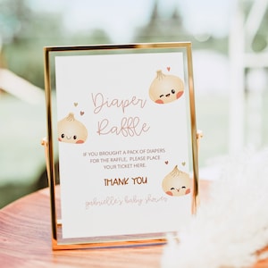 Little Dumpling Baby Shower Invitation Set, Dumpling Baby Shower ...