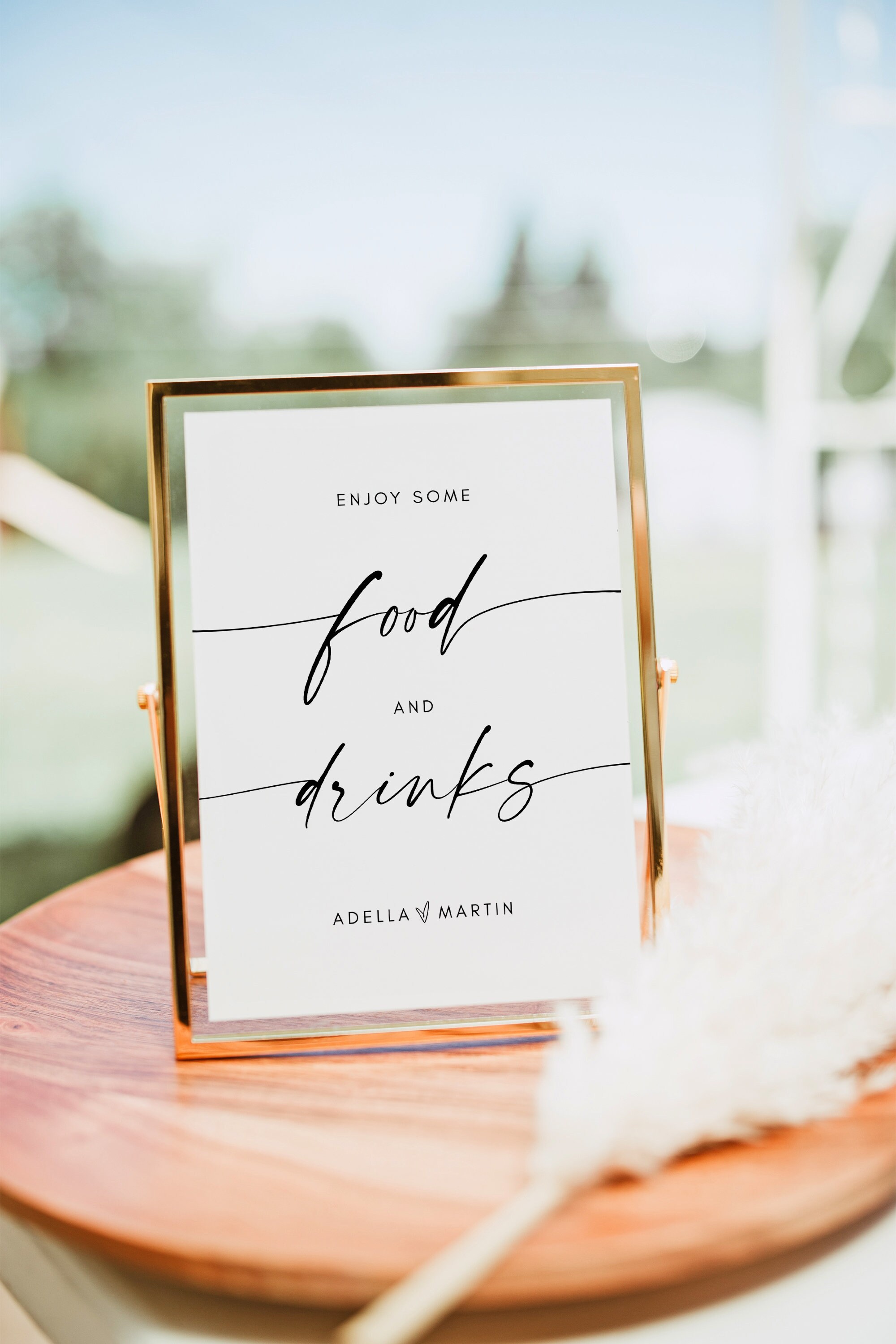 Wedding food signs 60 photos - Astyledwedding.com