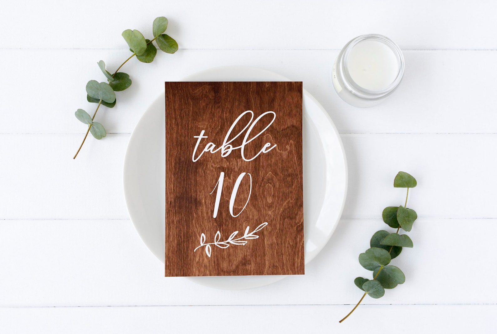 Rustic Wedding Table Numbers Rustic Table Numbers Instant | Etsy