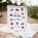 Kiss the Miss Goodbye Sign, Kiss the Miss Goodbye Printable ...