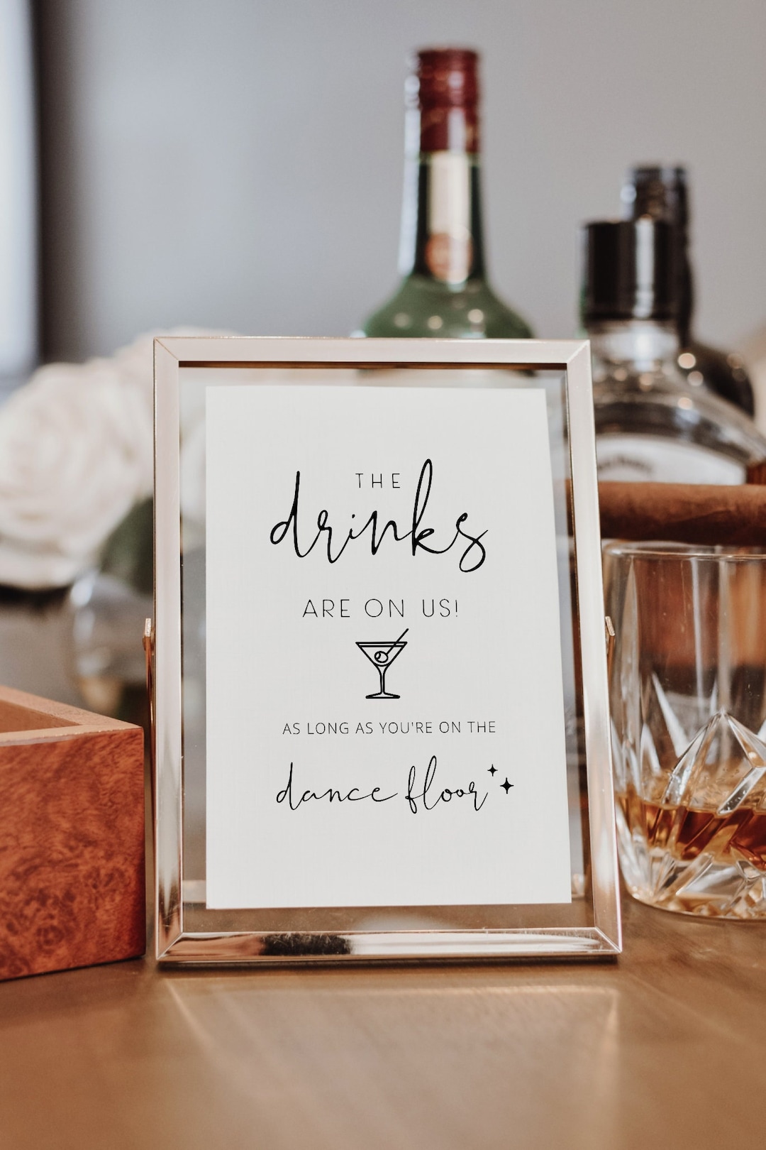 CIARA | Wedding Drink Sign, the Drinks Are on Us, Drinks Sign, Drink ...