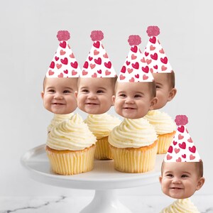 Valentines Day Cupcake Toppers, Little Sweetheart Cupcake Toppers ...