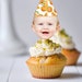 Orange Cupcake Topper Printable, Little Cutie Orange Cupcake Toppers ...
