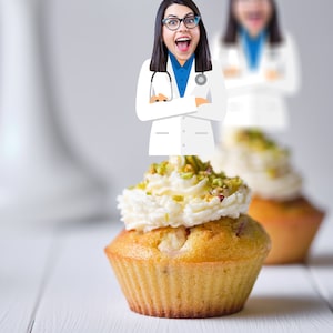 Doctor Cupcake Topper Printable, Nurse Cupcake Topper Printable With ...