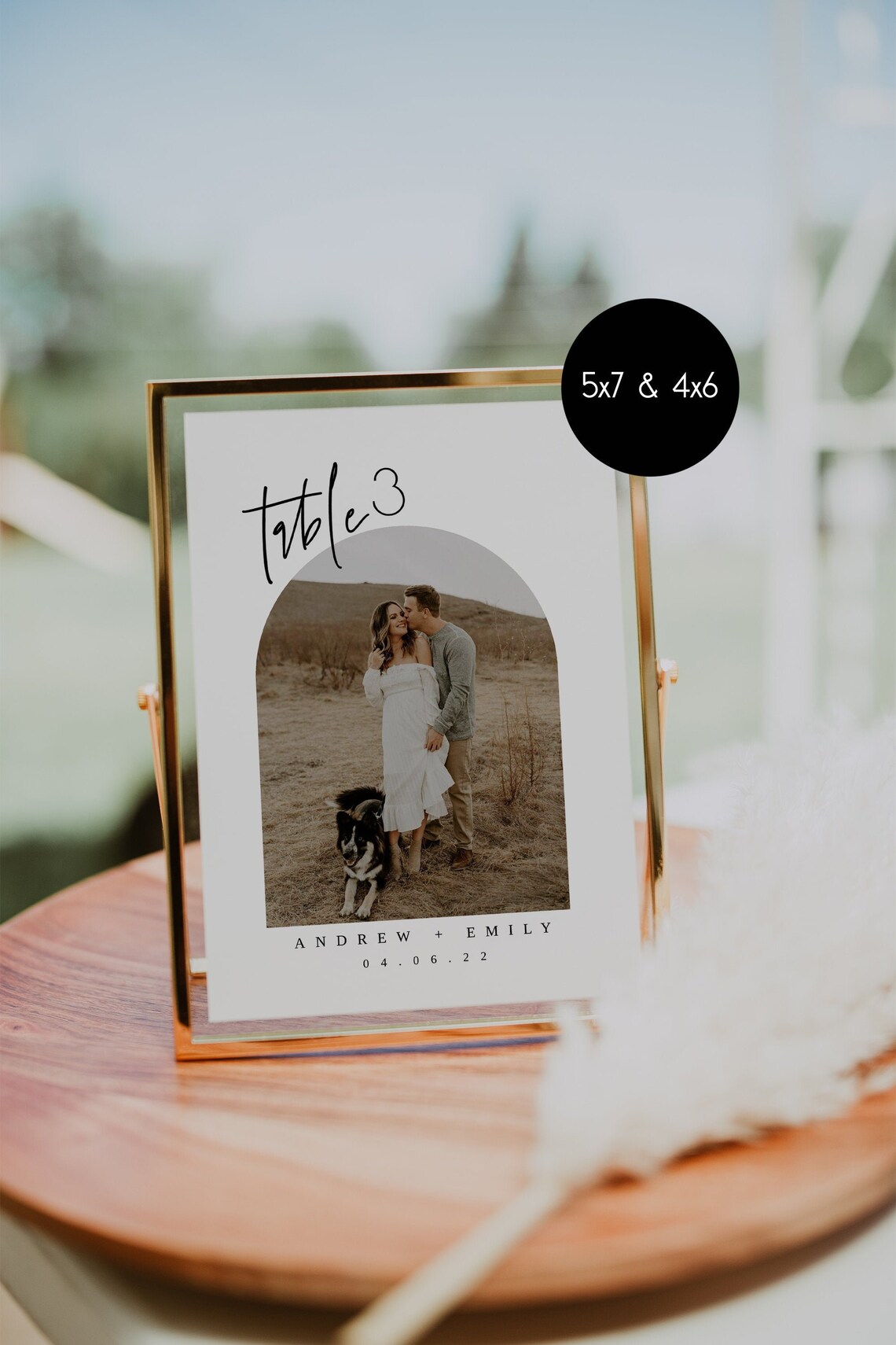 Ellia Photo Table Numbers Template Modern Minimalist Table - Etsy