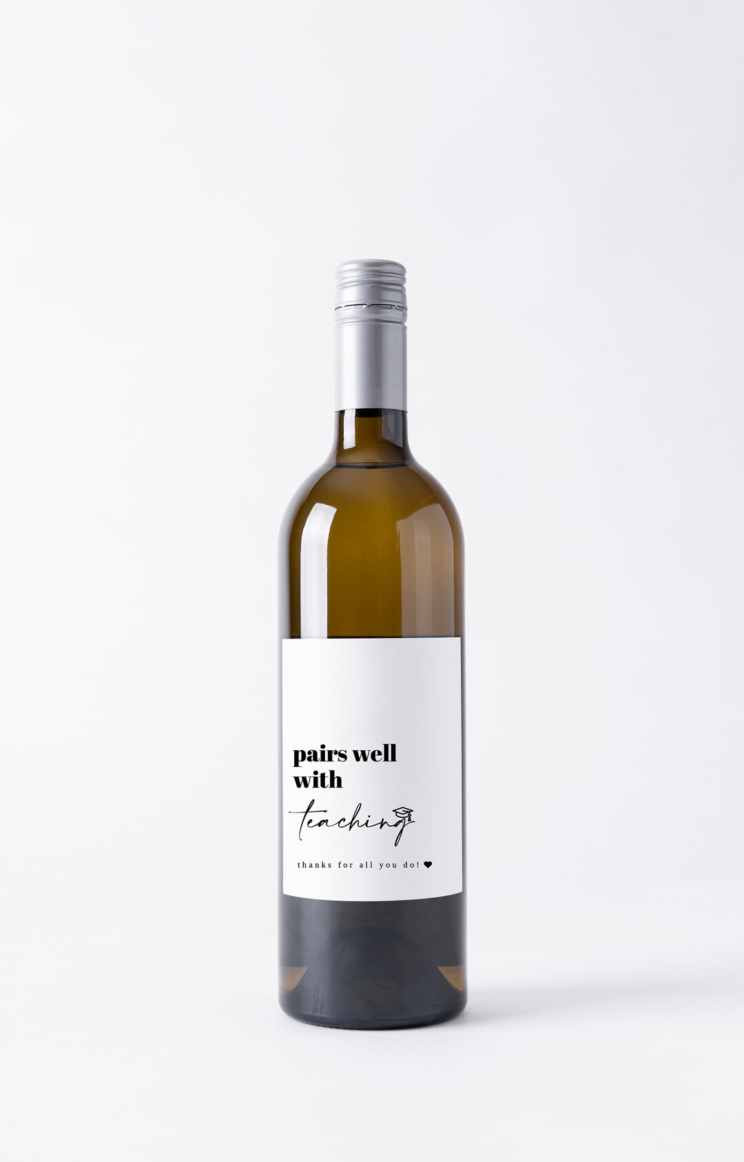 Teacher Wine Labels, Teacher Wine Labels Template, Teacher Appreciation ...