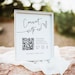 Connect With Us QR Code Sign, Business Social Media Sign Template ...