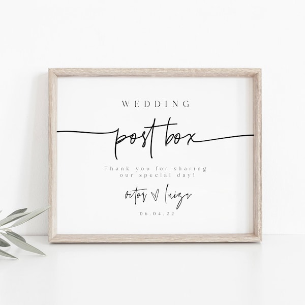 Card Box Sign - Etsy