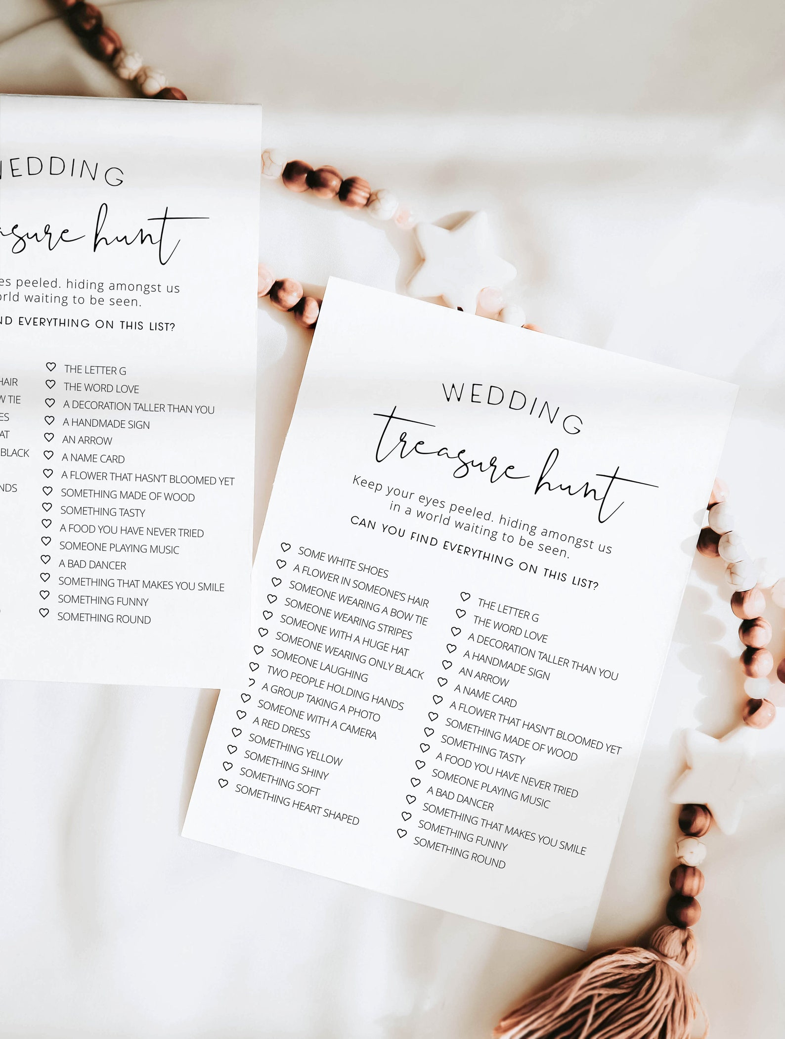 Wedding Treasure Hunt Game, Wedding Games for Kids, Wedding I Spy ...