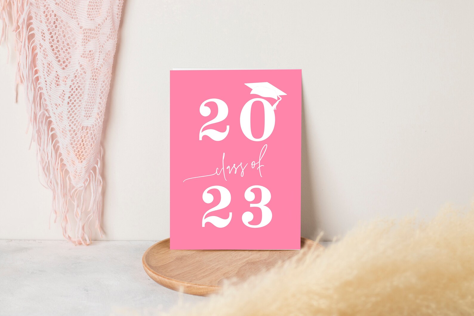 Hot Pink Graduation Invitation Template Hot Pink Graduation - Etsy