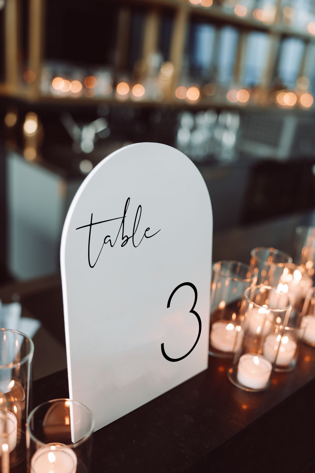 Arch Table Numbers for Wedding, Arched Table Numbers Printable ...