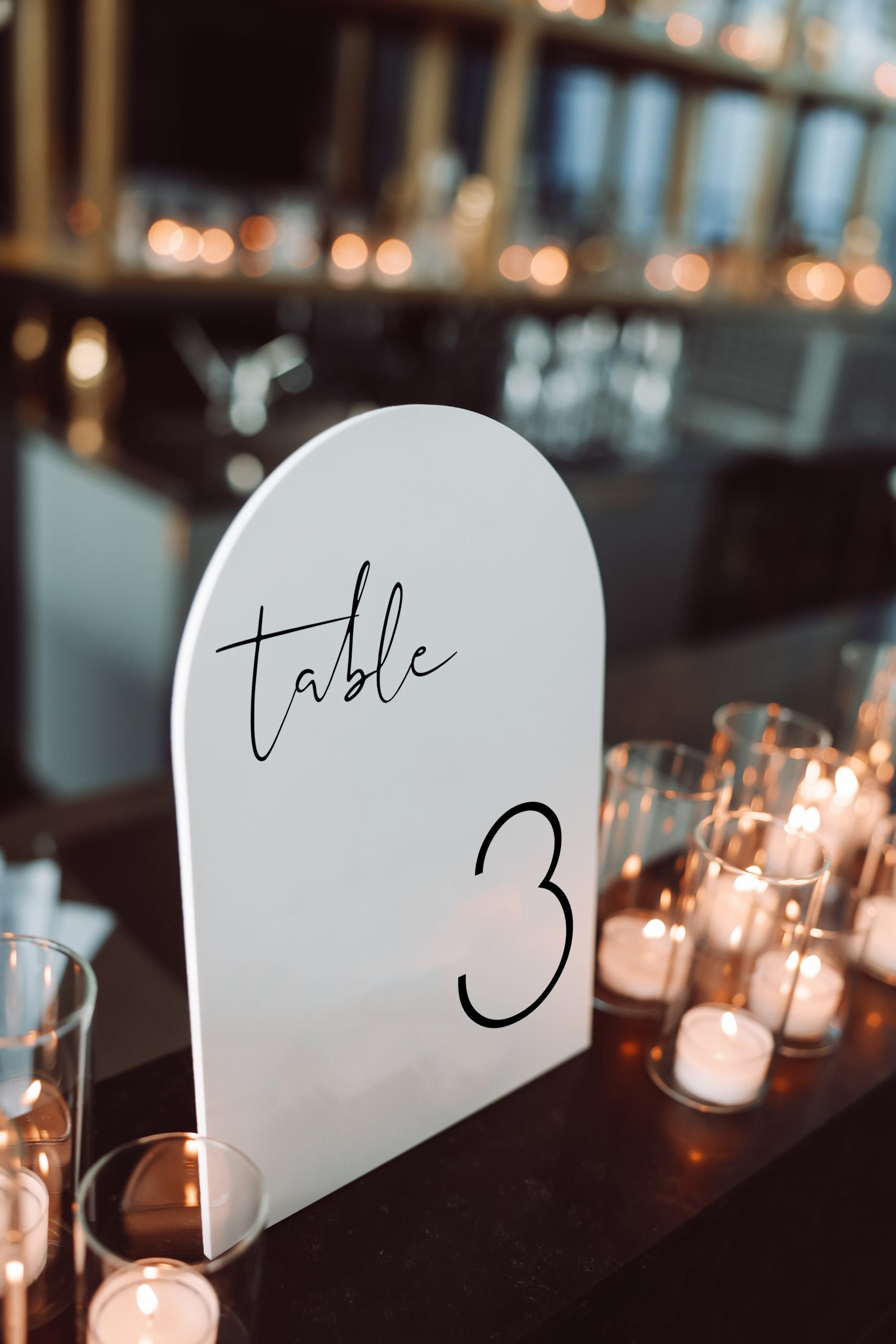 Arch Table Numbers for Wedding Arched Table Numbers - Etsy