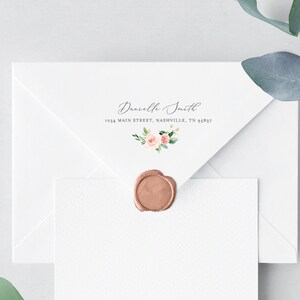 Wedding Address Template Envelope Template DIY Wedding - Etsy