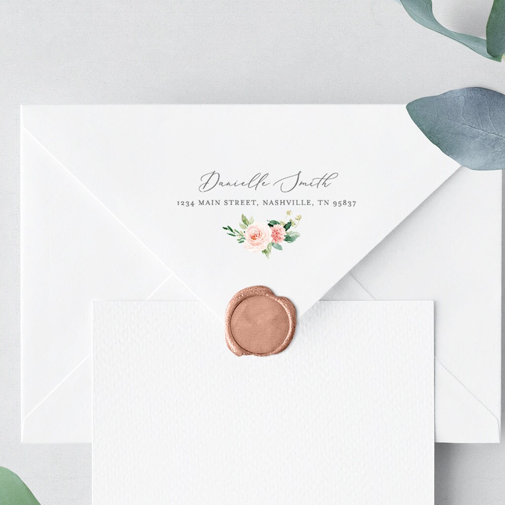 Wedding Address Template Envelope Template DIY Wedding | Etsy