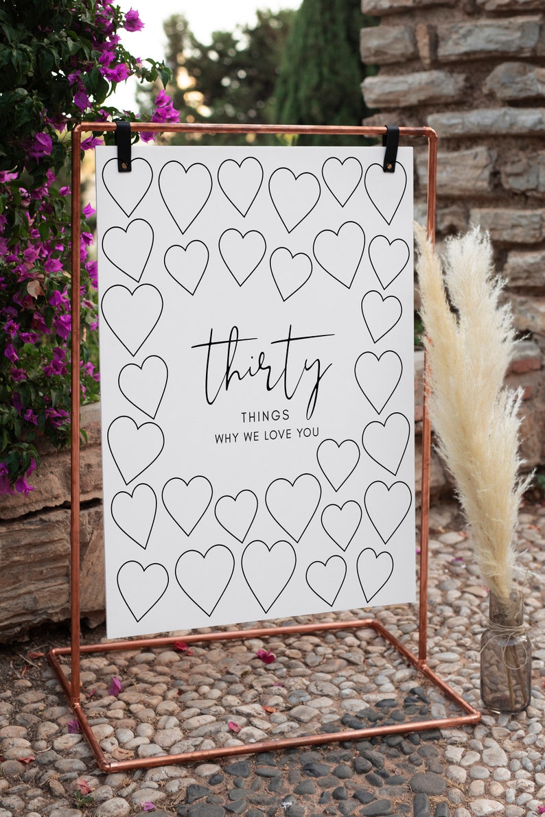 Thirty Reasons We Love You, 30 Things We Love About You, Men's 30th ...