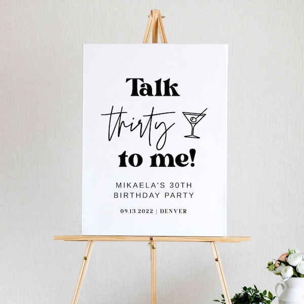 30th Birthday Sign - Etsy