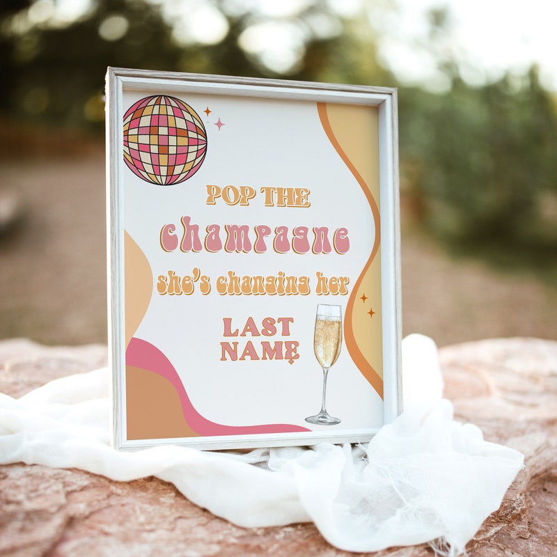 Pop the Champagne - Etsy