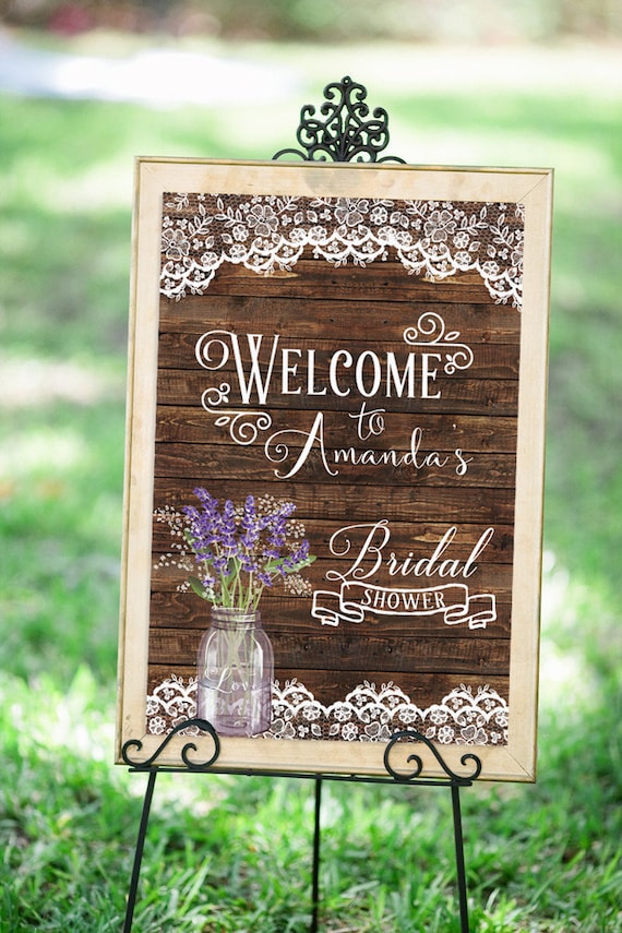 Bridal Shower Welcome Sign Wedding Welcome Sign Bridal Showe | Etsy