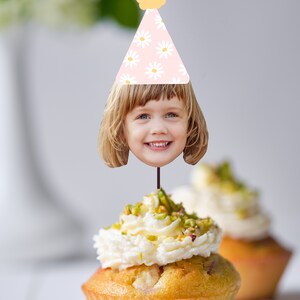 Daisy Cupcake Toppers, Daisy Birthday Decorations, Daisy Birthday Party ...