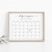 Minimalist Baby Due Date Calendar Sign, Guess the Birthday Baby Shower ...