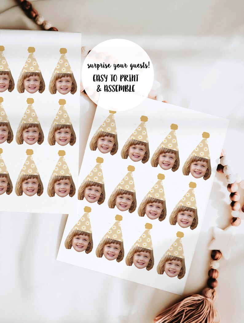 Retro Daisy Cupcake Topper Daisy Cupcake Toppers Printable - Etsy