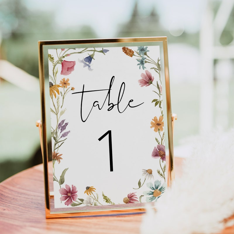 Table Card - Etsy