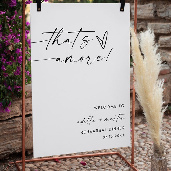 That's Amore Sign - Etsy