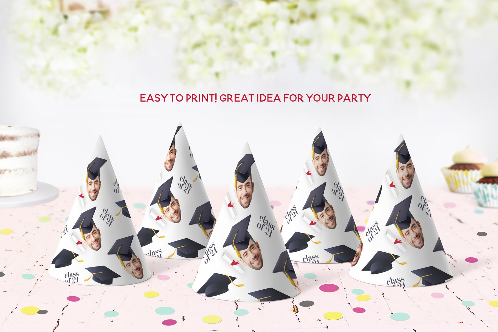 Graduation Party Hats Graduation Decorations 2021 Graduation | Etsy