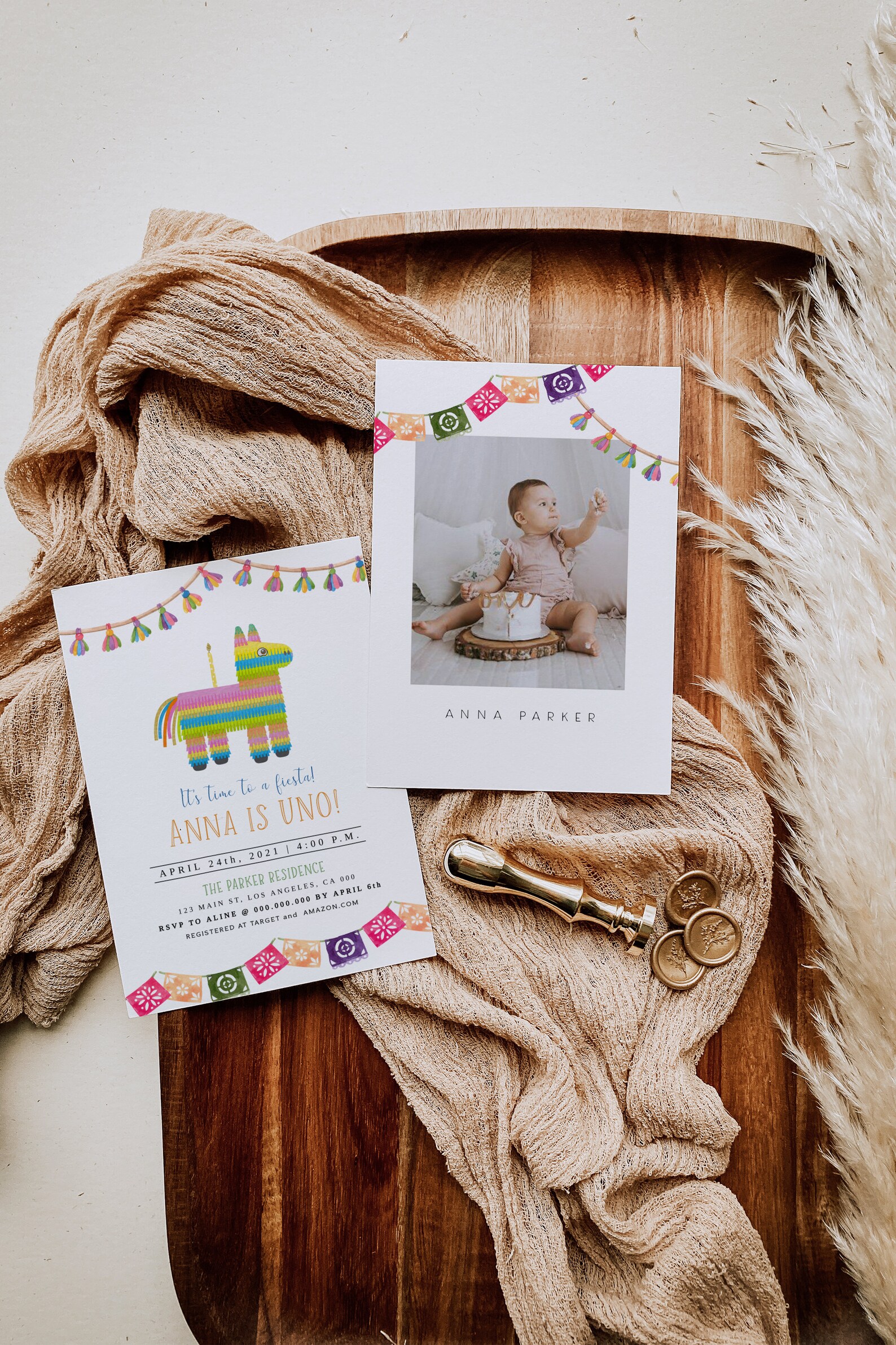 First Fiesta Birthday Invitation Fiesta Birthday Invitation - Etsy