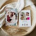 Hygge Christmas Card Photo, Boho Merry Christmas Card Template, Groovy ...