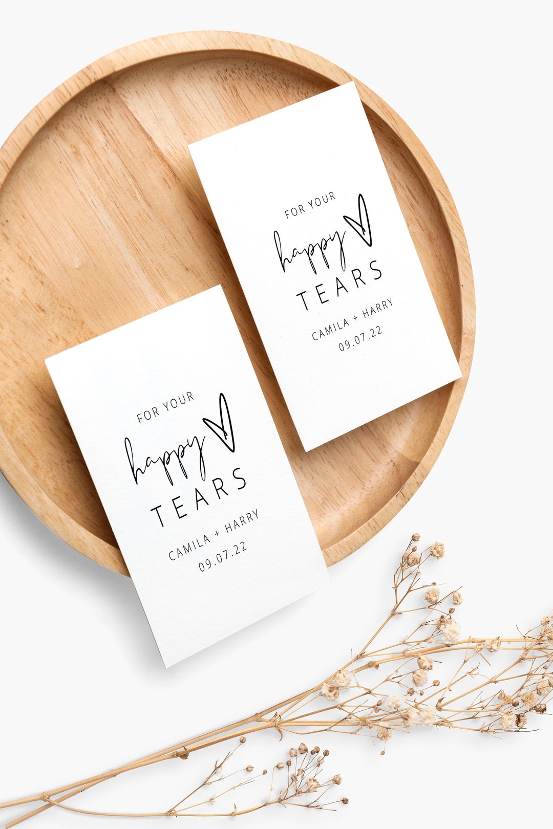 Tissue Wraparound, for Your Happy Tears, Happy Tears, Editable ...