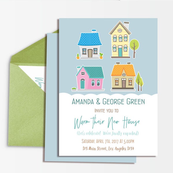 New Home Open House Invitations - Etsy