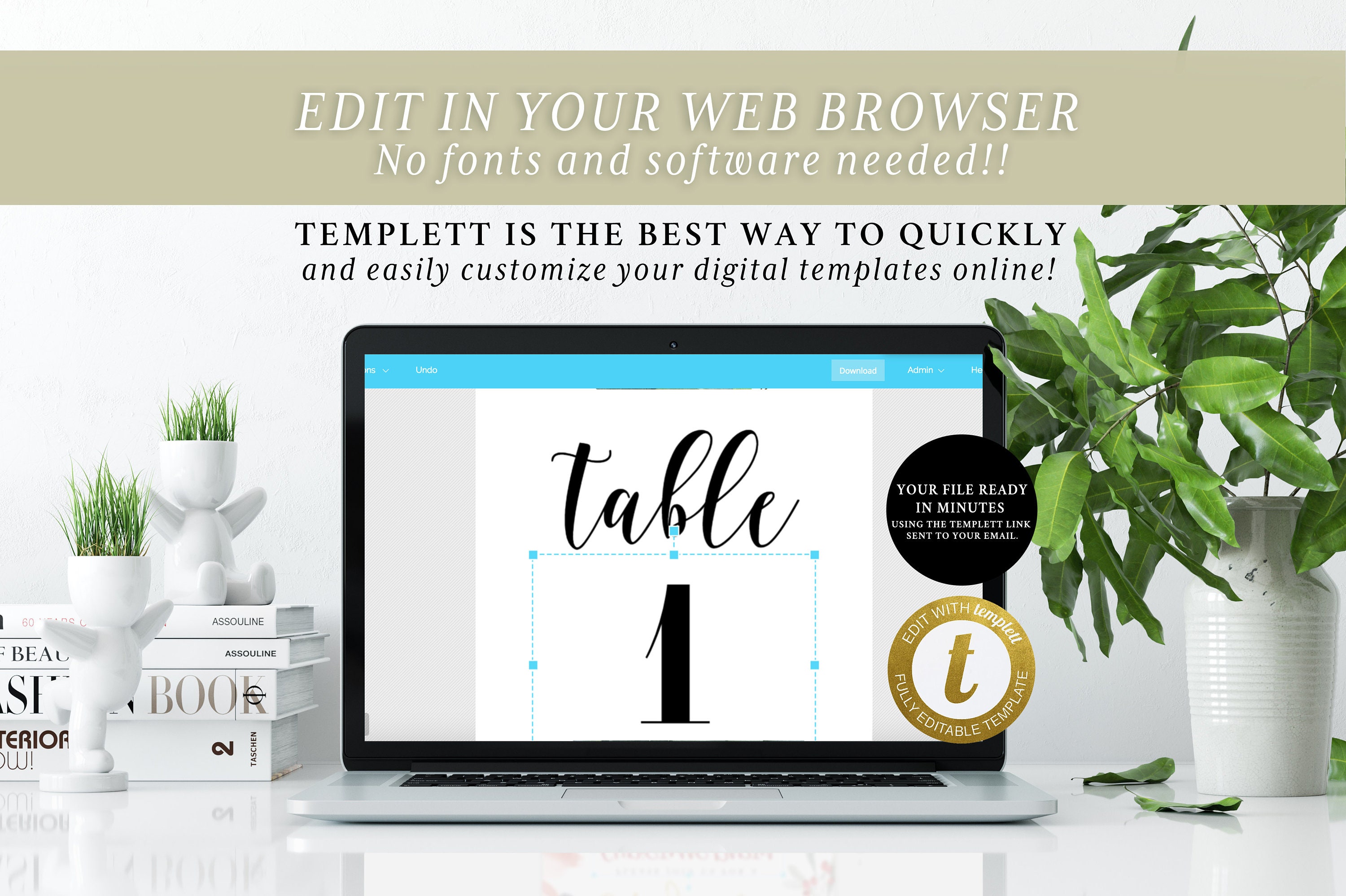 Rustic Table Numbers Template INSTANT DOWNLOAD 100% - Etsy