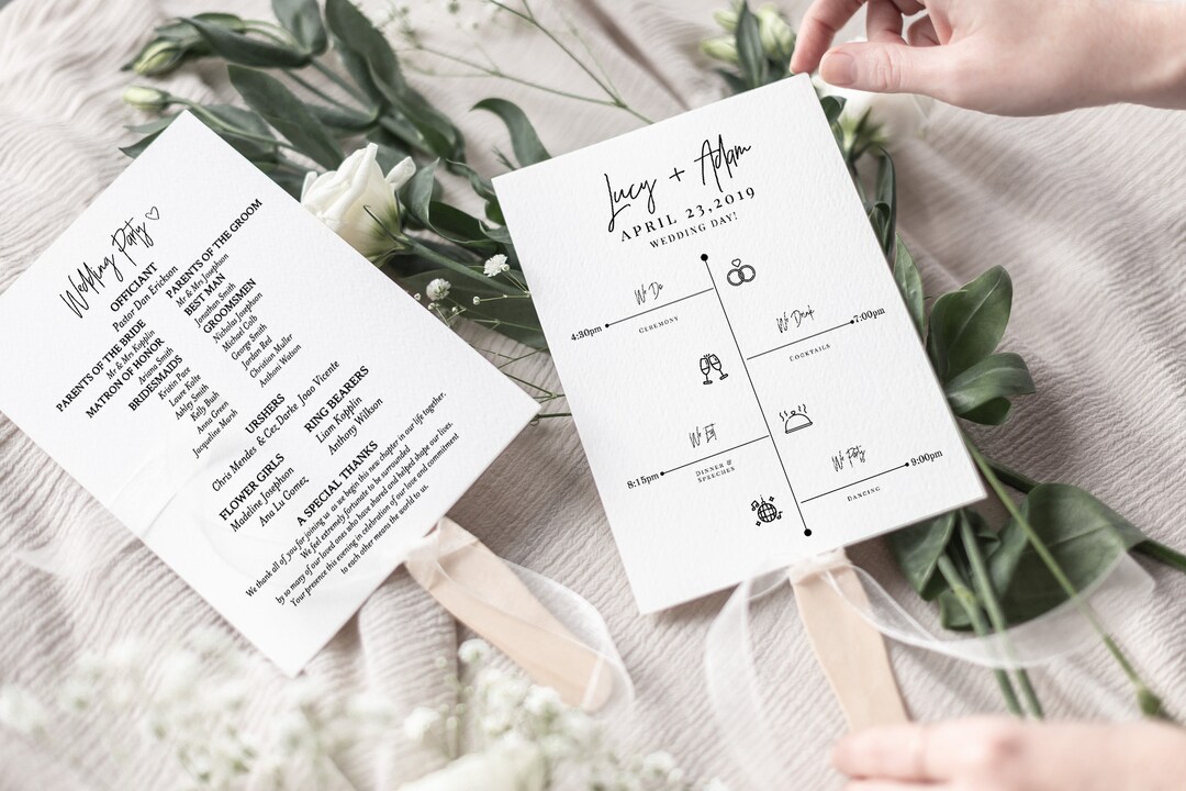 Wedding Program Timeline Template Download, Infographic Wedding Program ...