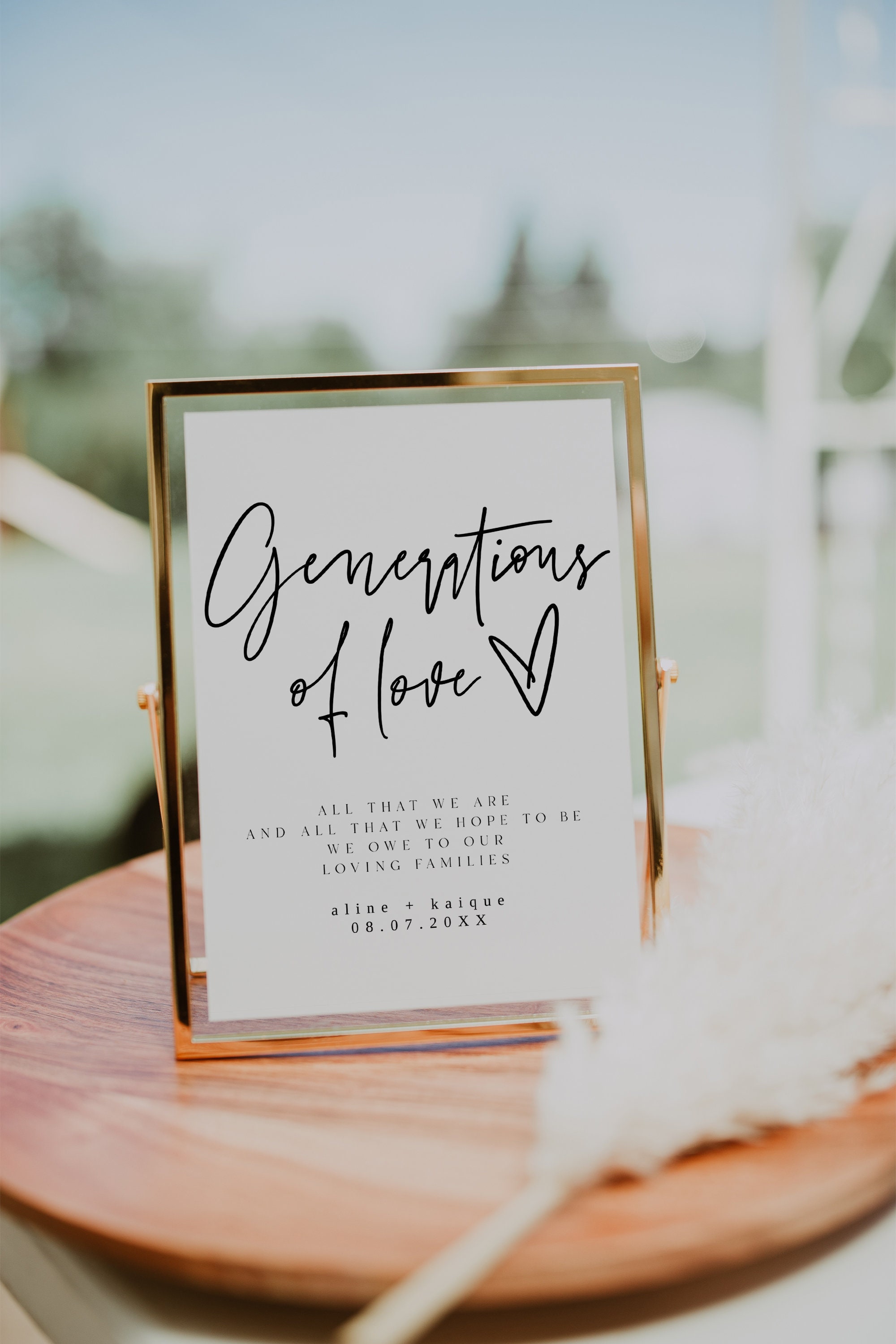 ELLIA | 25 Modern Wedding Signs, Modern Wedding Signage Bundle ...