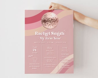 Disco Poster Birthday - Etsy