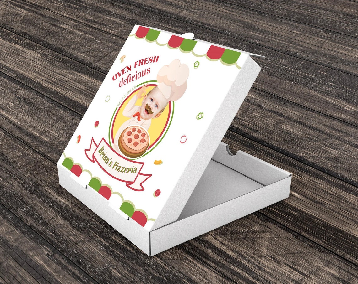 Pizza Box Printable Label Pizza Birthday Party Decor Pizza - Etsy