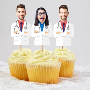 Doctor Cupcake Topper Printable, Nurse Cupcake Topper Printable With ...