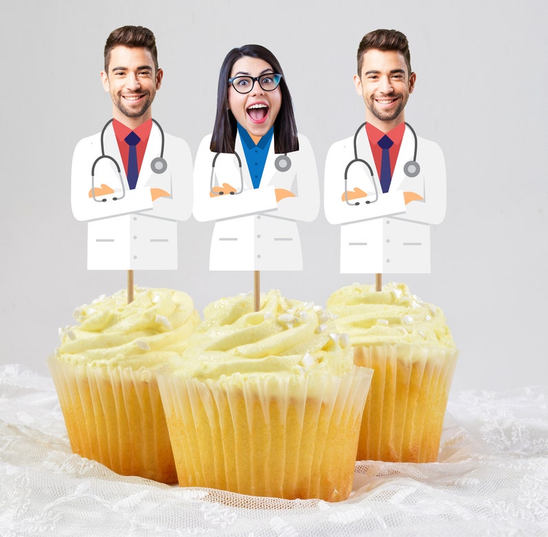 Doctor Cupcake Topper Printable Nurse Cupcake Topper - Etsy