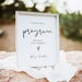 Please Take a Wedding Program Sign, Wedding Program Sign Template ...