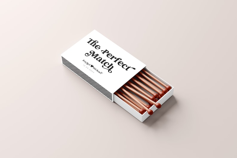 Retro Wedding Matches Sticker Template, Wedding Matchbox Label, the ...