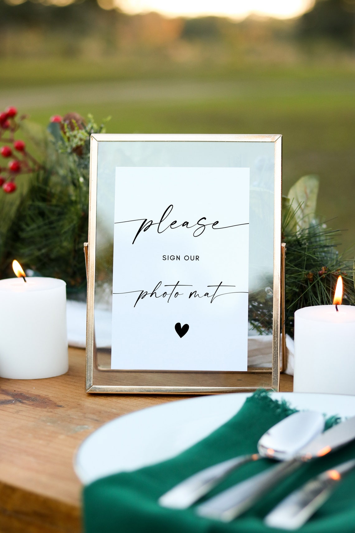 Please Sign Our Photo Mat, Wedding Signs, Please Sign, Wedding ...