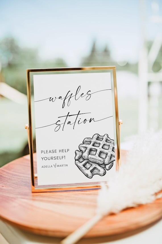 Waffle Station Sign