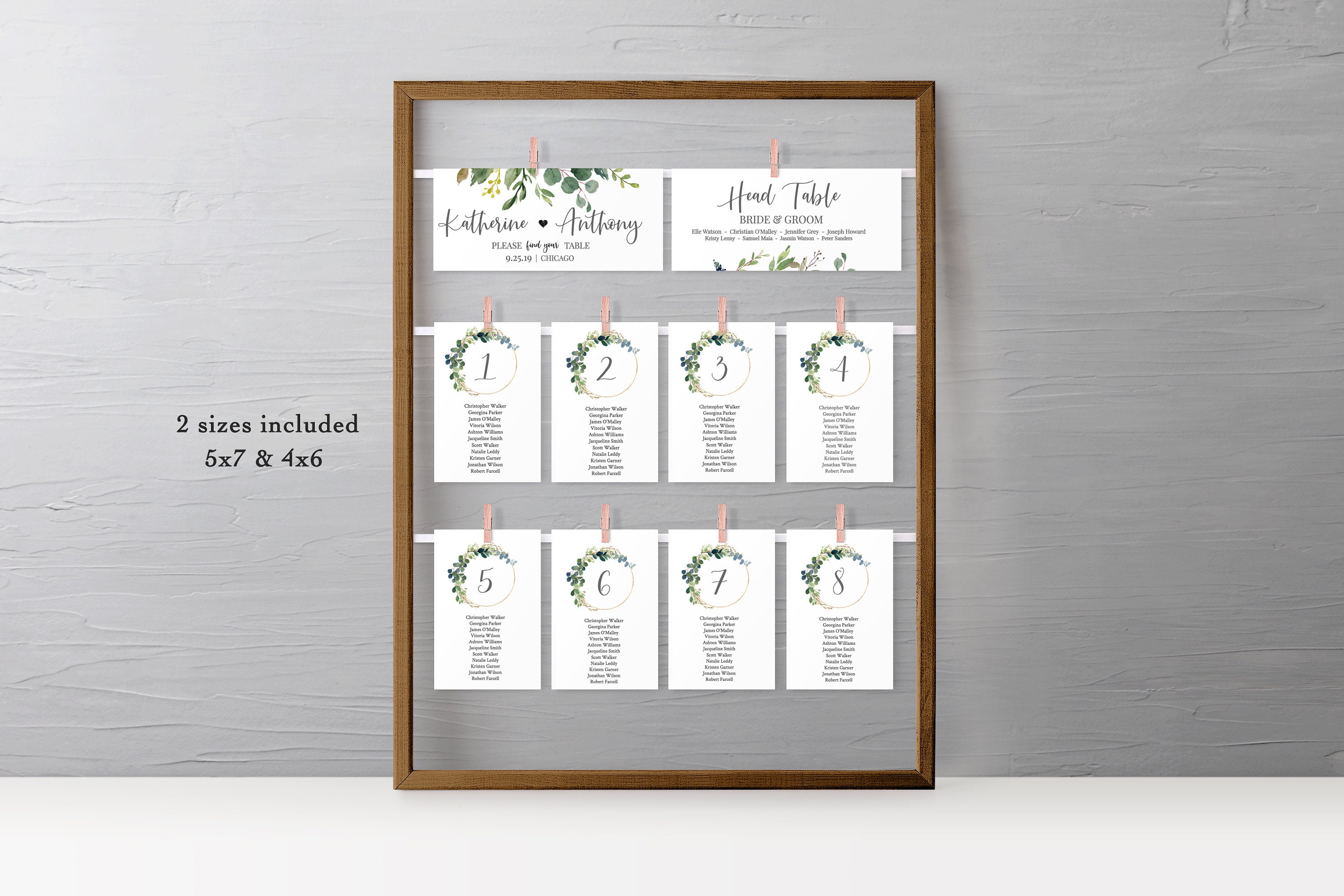 Seating Chart Template Editable Wedding Seating Chart - Etsy