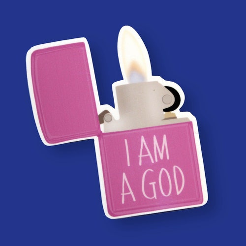 I Am A God Sticker Jennifer's Body Sticker Halloween - Etsy