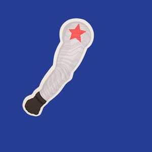 Bucky Barnes Sticker - Falcon and the Winter Soldier Sticker - Matte ...