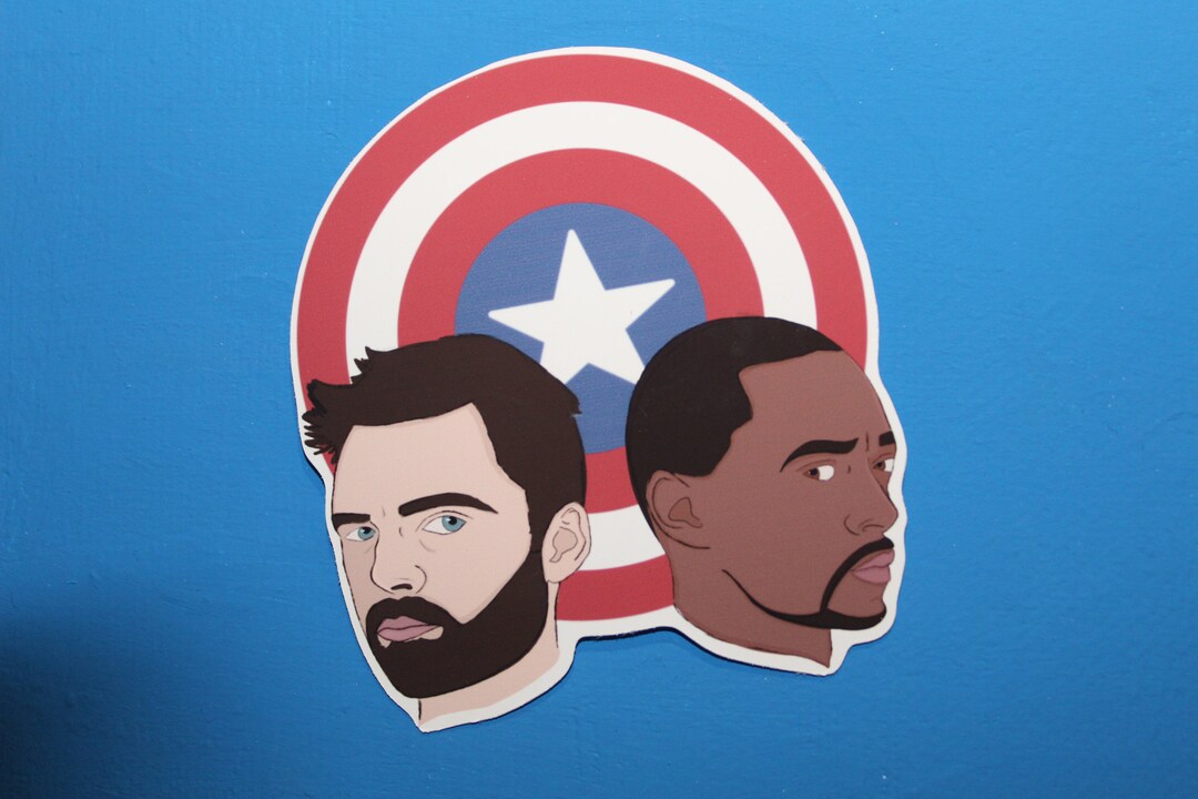 Falcon and the Winter Soldier Sticker - Sam Wilson Sticker - Bucky ...